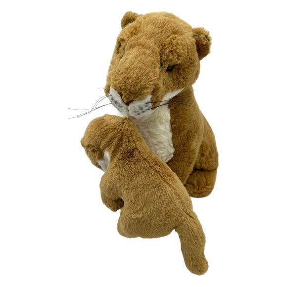 The Westcliff Collection | Toys | Vtg Lioness W Cub Stuffed Animal ...